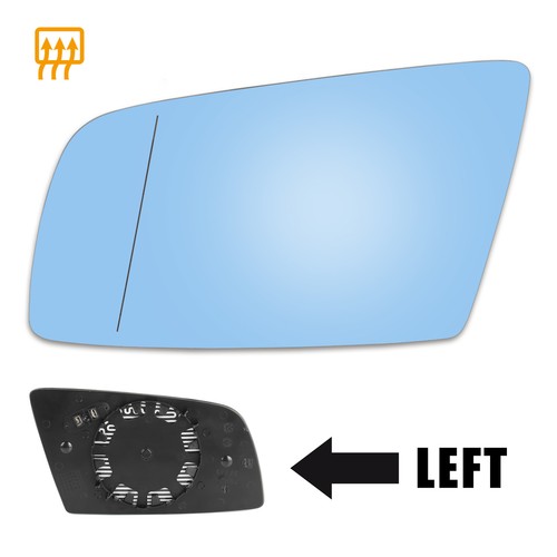 Car Heated Blue Tinted Wing Mirror Glass Left 51167065081 for BMW E60 ...