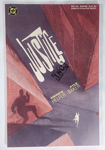 JUSTICE INC Vol 2 # 1 High Grade DC Graphic Novel Helfer & Baker 1989 ...