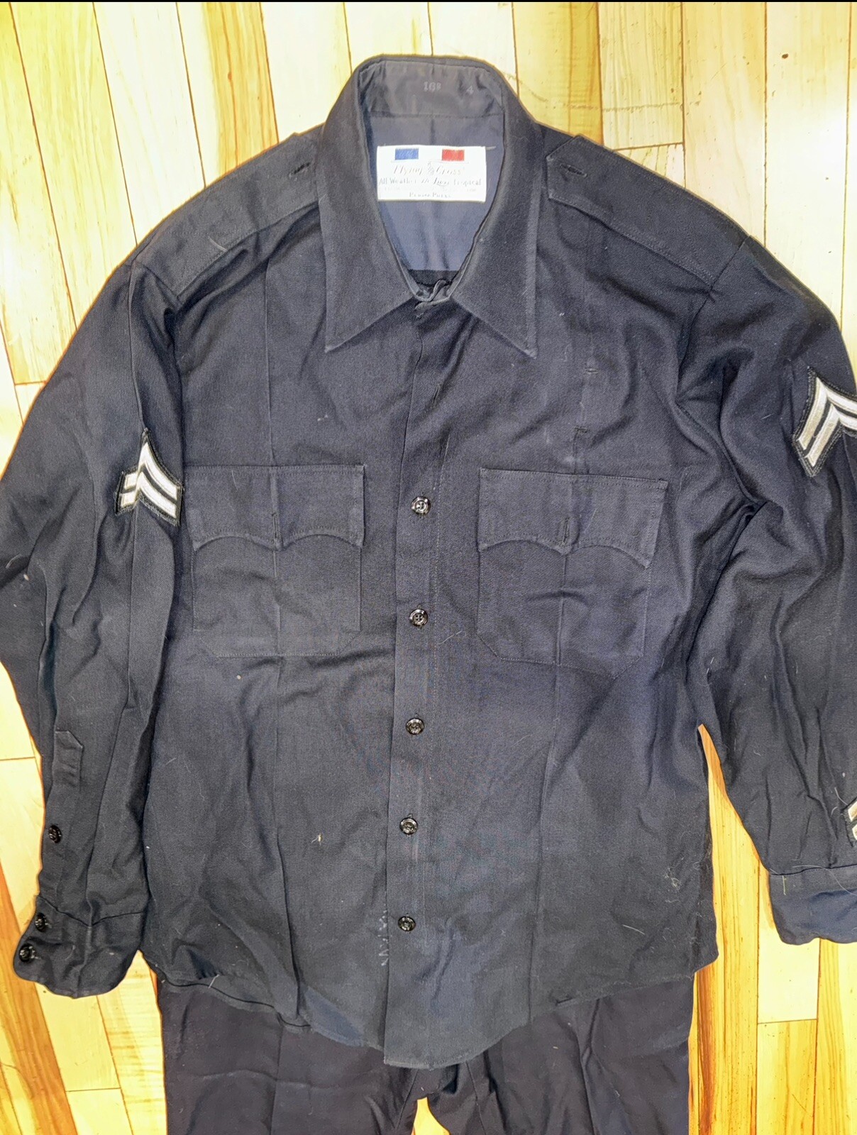 1970s LAPD Detective Uniform!!! Long Sleeve Shirt And… - Gem