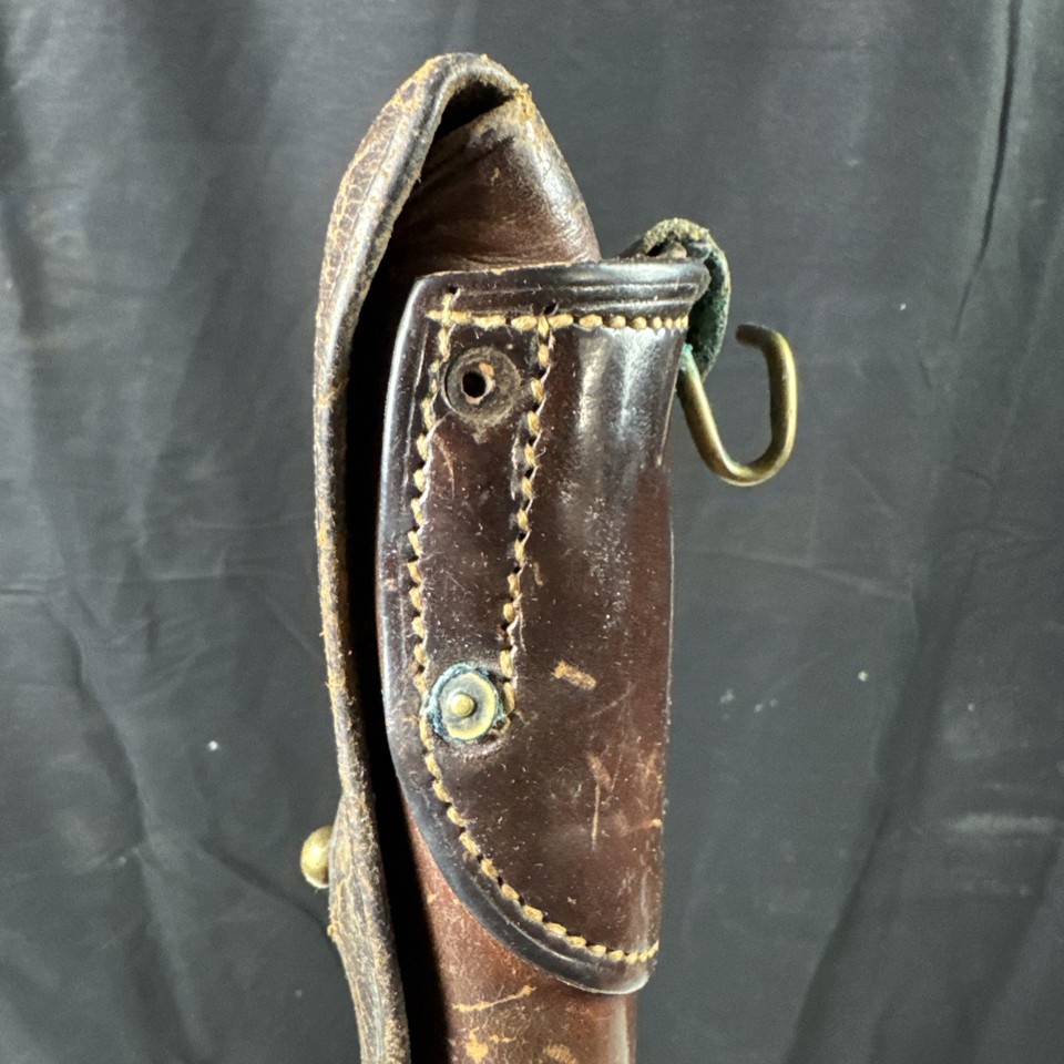 WWI WWII US ARMY M1916 Leather Hand Gun Holster 45 1911 RARE | eBay