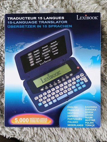 LEXIBOOK NTL1570 15-LANGUAGE TRANSLATOR EUROPEAN CONVERTER | eBay
