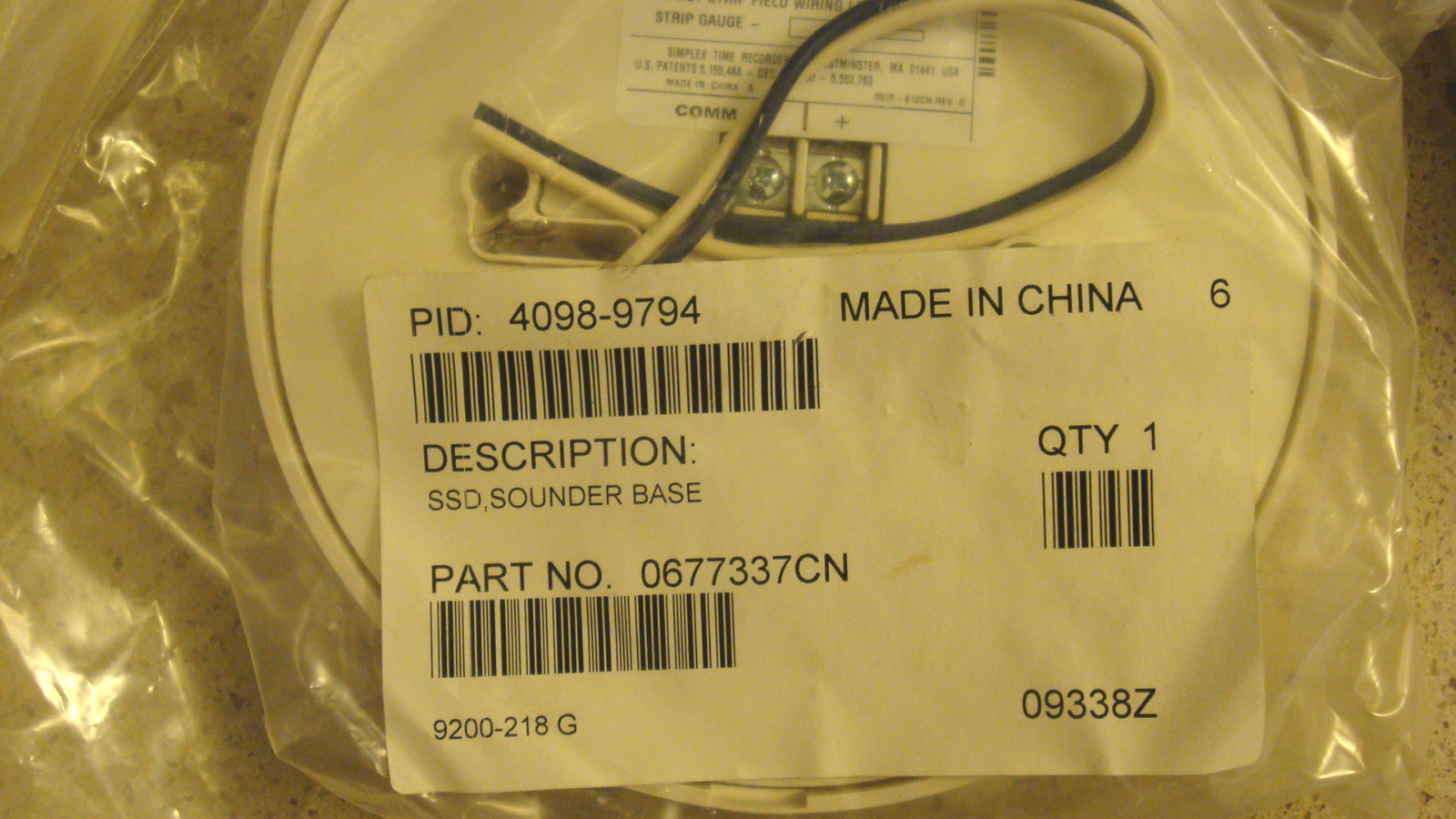 NIB/NEW SIMPLEX 4098-9794 AUDIBLE BASE (10 Avail. Free Ship!) | eBay