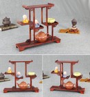 Rosewood Stand Shelf Statue Jewelry Display Holder Rack Craft Decor30.5 ...
