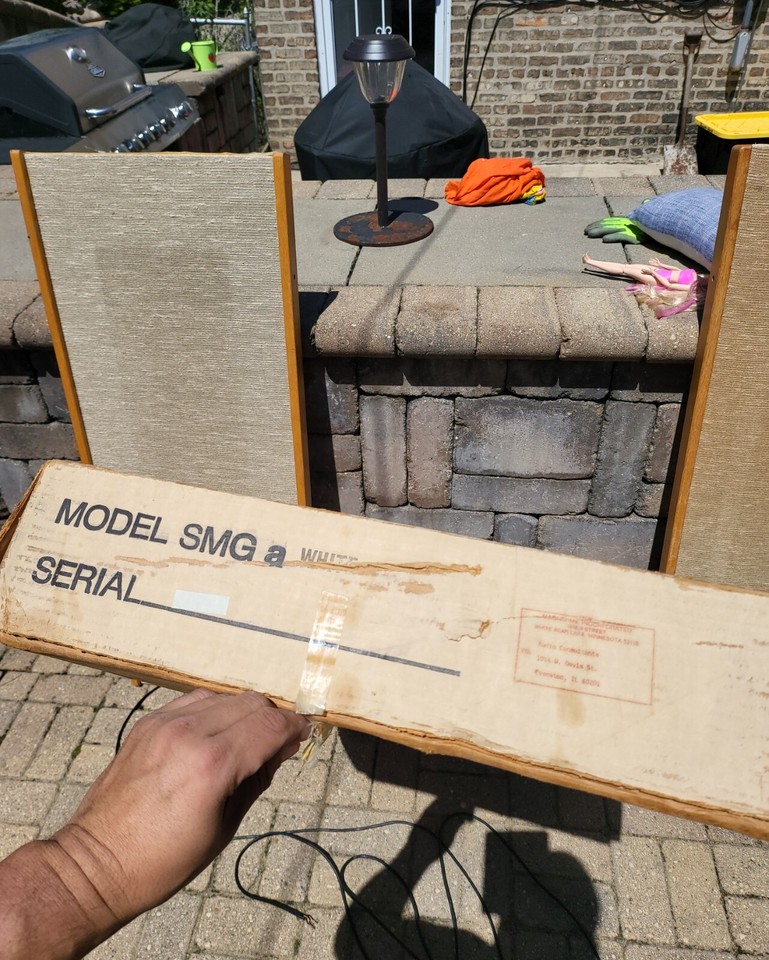 Vintage Magnepan Magneplanar MG-1C Panel Speakers, Very Good, Original ...