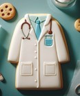 Medical Doctor Lab Coat Trench Pea Coat 4'' Cookie Cutter Metal Vet ...