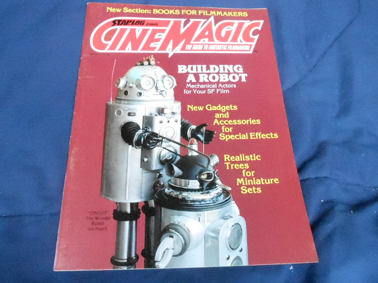 CINEMAGIC #3 movie filmmaking magazine (UNREAD - NO LABEL ) BUILDING A ...