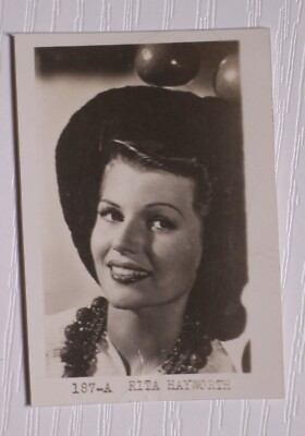 Rita Hayworth 187-A Strip Card Hollywood Selectograph Stewart Croxton ...