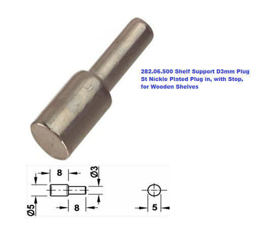 Shelf Supports Pegs PINS Plug Stud 3mm 4mm 5mm 6mm 7mm KITCHEN CUPBOARD ...