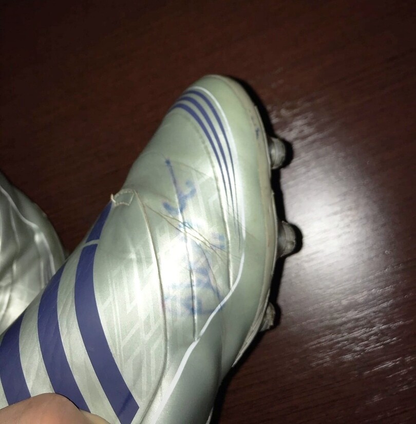 2008 ADIDAS F50 LEO MESSI TUNIT SIGNED FOOTBALL BOOTS SOCCER CLEATS US ...