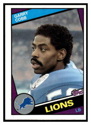 1984 Topps #252 Garry Cobb Detroit Lions Rookie Excellent | eBay