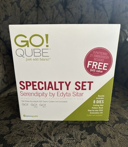 Accuquilt GO! Qube Specialty Set Serendipity by Edyta Sitar 55783 New ...