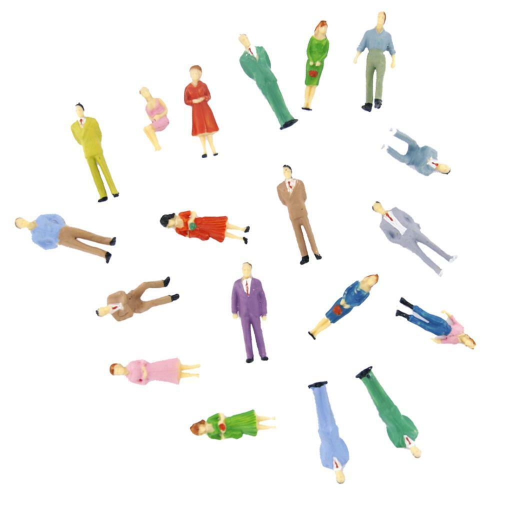 1:50 Model People Scale Painted Figures (100) | eBay UK