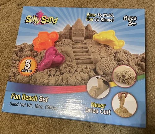 Silly Sand - Fun Beach Set - 5 Piece Set - Easy To Mold - Fun To Shape ...