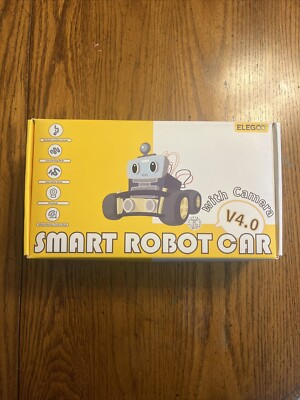 NEW ELEGOO UNO R3 Smart Robot Car V4.0 With Camera Educational Toy ...