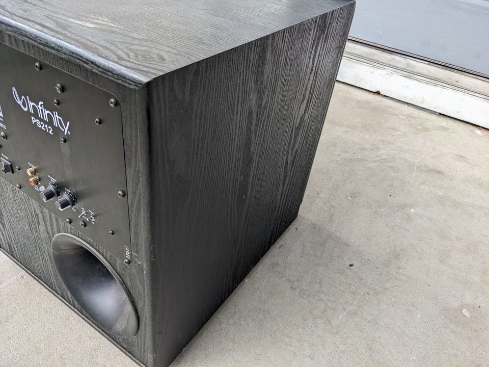 Infinity PS212 Home Theater Powered 400 watt Subwoofer as-is fast ...