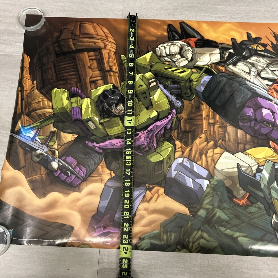 TRANSFORMERS G1 SUPERION VS DEVASTATOR POSTER - Pat Lee! Dreamwave ...