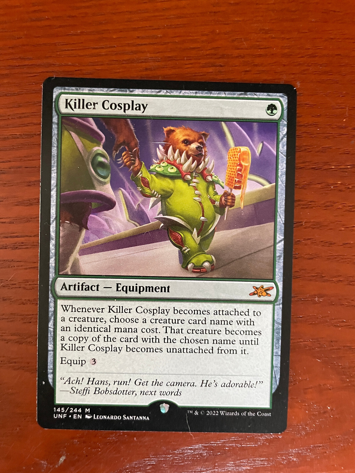 MTG Killer Cosplay CARD SINGLE USED EXCELLENT CONDITION SEE PHOTOS | eBay
