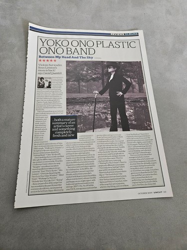 TPEEP260 MAGAZINE ARTICLE & PICTURE 11X8" YONO ONO PLASTIC ONO BAND | eBay