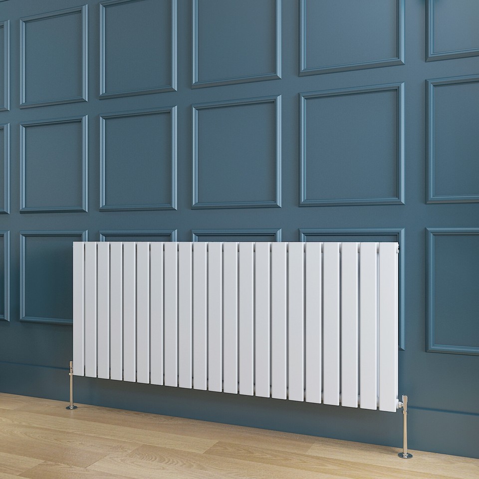 Flat Panel Radiator Central Heating Double Designer Rads with FREE ...