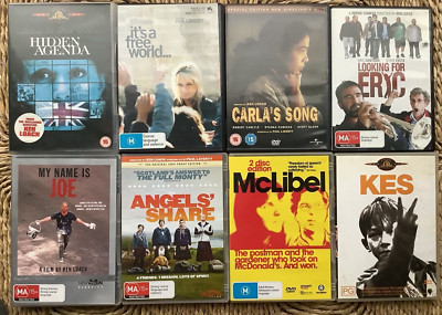 KEN LOACH 9 Movie Collection 9xDVD Region 4 GC/VGC/As New Free Postage ...