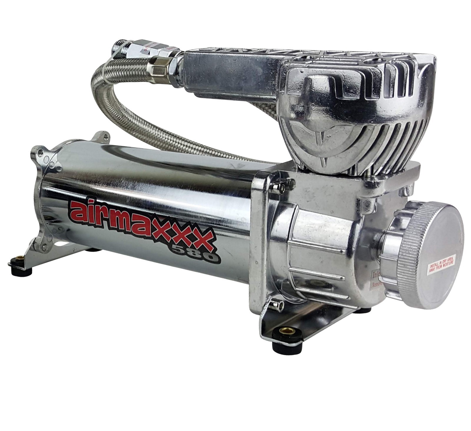 2 580 Chrome Air Compressors 180 psi Off Pressure Switch For Air Ride ...