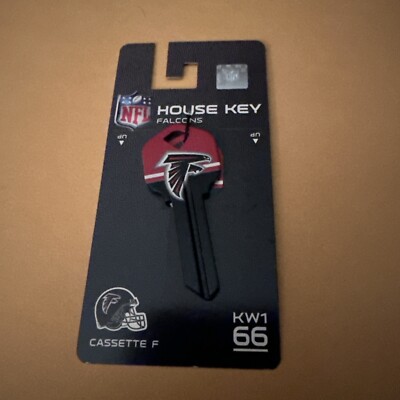 NFL Atlanta Falcons #66 Kwickset House Key Blank KW1 Uncut NFC Single ...