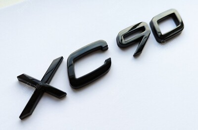Noir Brillant Hayon Arrière Badge pour Volvo XC90 Voiture Chiffres ...