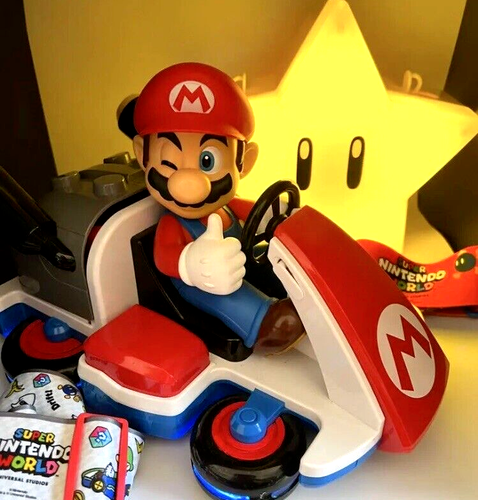 USJ Mario and Star Popcorn Bucket set Super Nintendo World LED Light ...