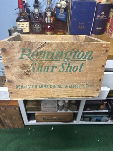 Remington Shur Shot 12 Gauge Wooden Shotgun Shell Box | eBay