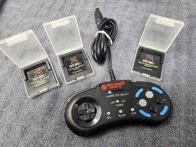 Mortal Kombat 3 Genesis Kontrol Pad + 3 Kartridges – SNES Label Variant ...