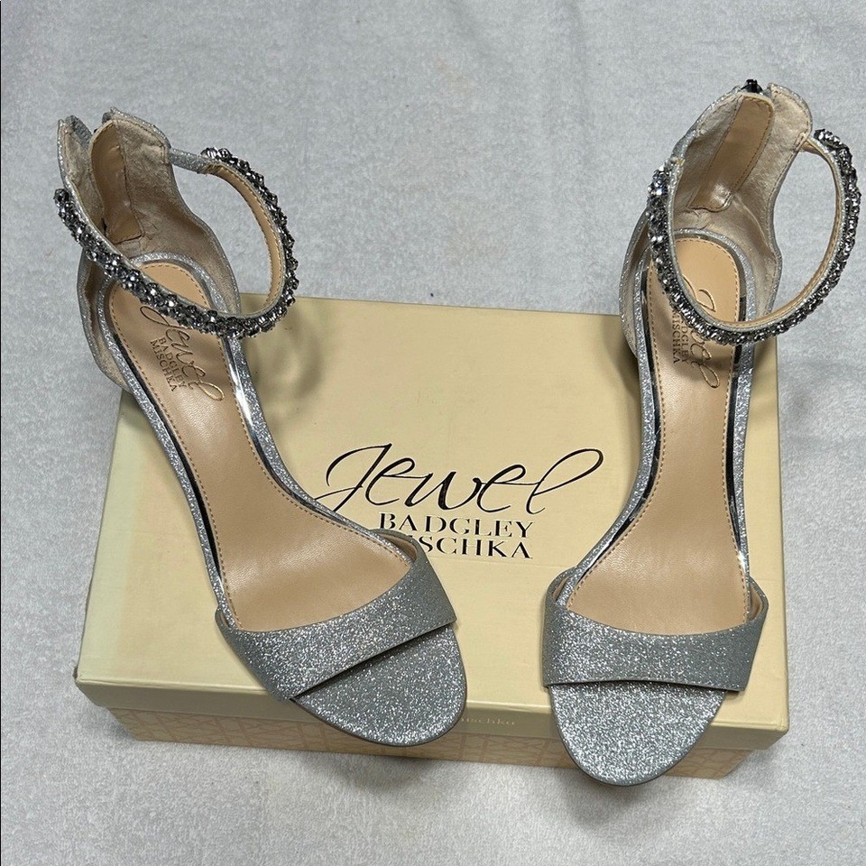 Silver Women's Lorraine Sparkly Sandals Soze 6.5 New in Box | eBay UK