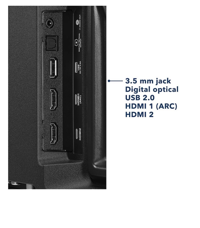 NEW 24 inch HD Small Smart TV for Kitchen RV Dorm See Live Feed Camera ...