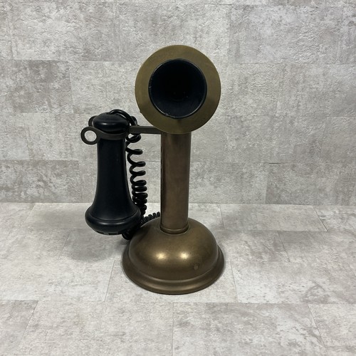 Kellogg S&S Co Brass/Black Candlestick Telephone Phone Patent 1908 | eBay