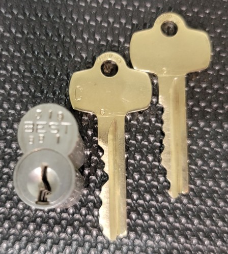 Arrow / BEST 7-pin SFIC lock cylinder + 1 oper G-key + 1 ctrl G-key ...