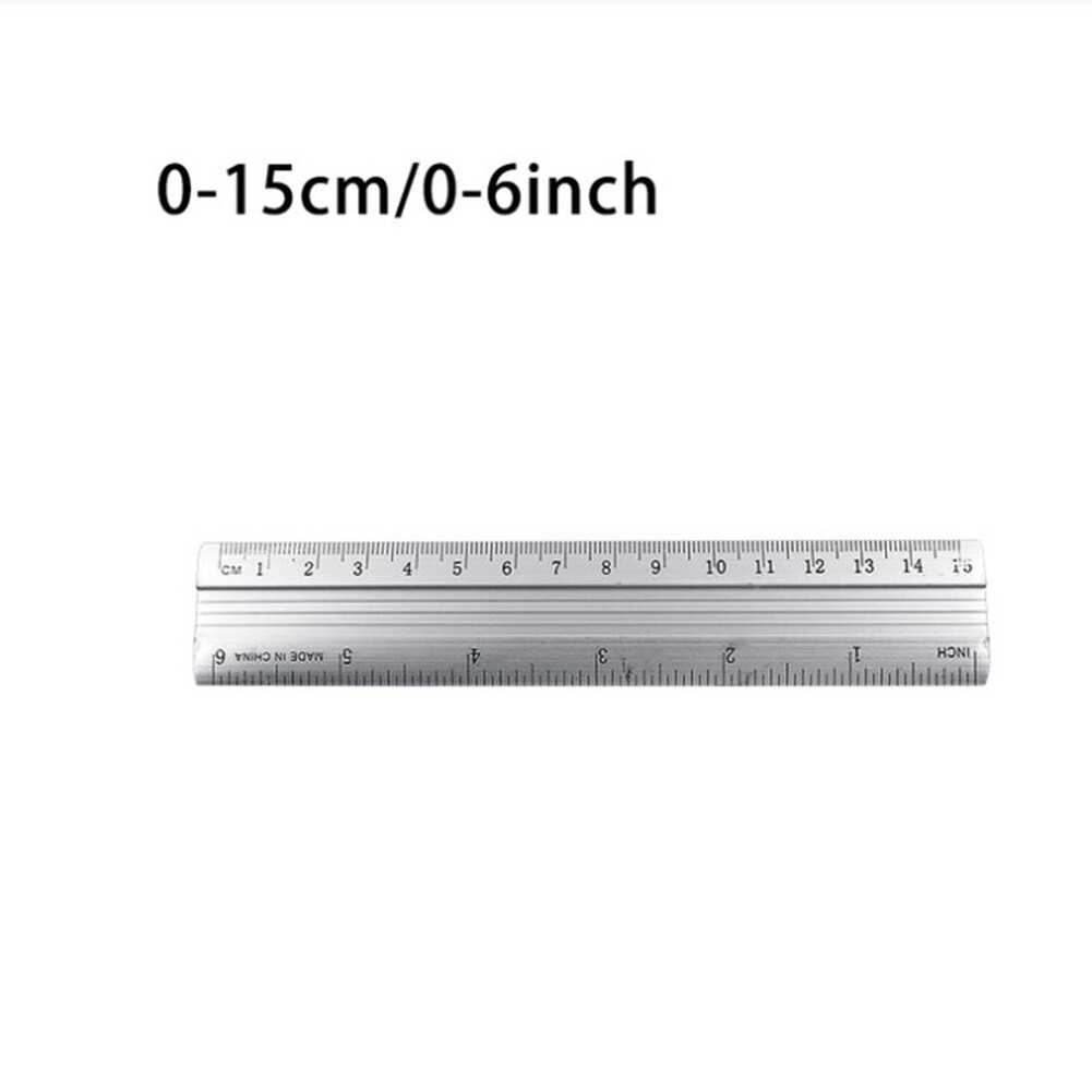 Lightweight Aluminum Alloy Straight Ruler for Precise Scale Drawings ...