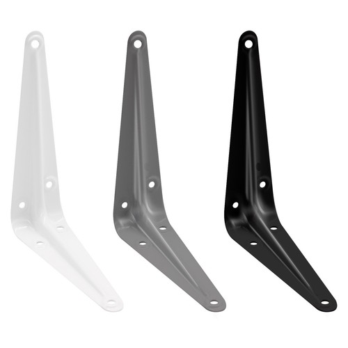 Shelf Brackets London Traditional Metal WHITE BLACK GREY 75mm/3" to ...