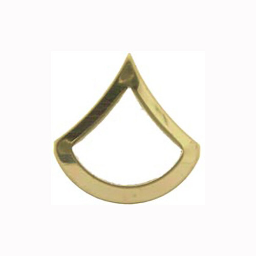 Rank Army E3 PFC Gold 1 in Collectible Lapel Pin | eBay