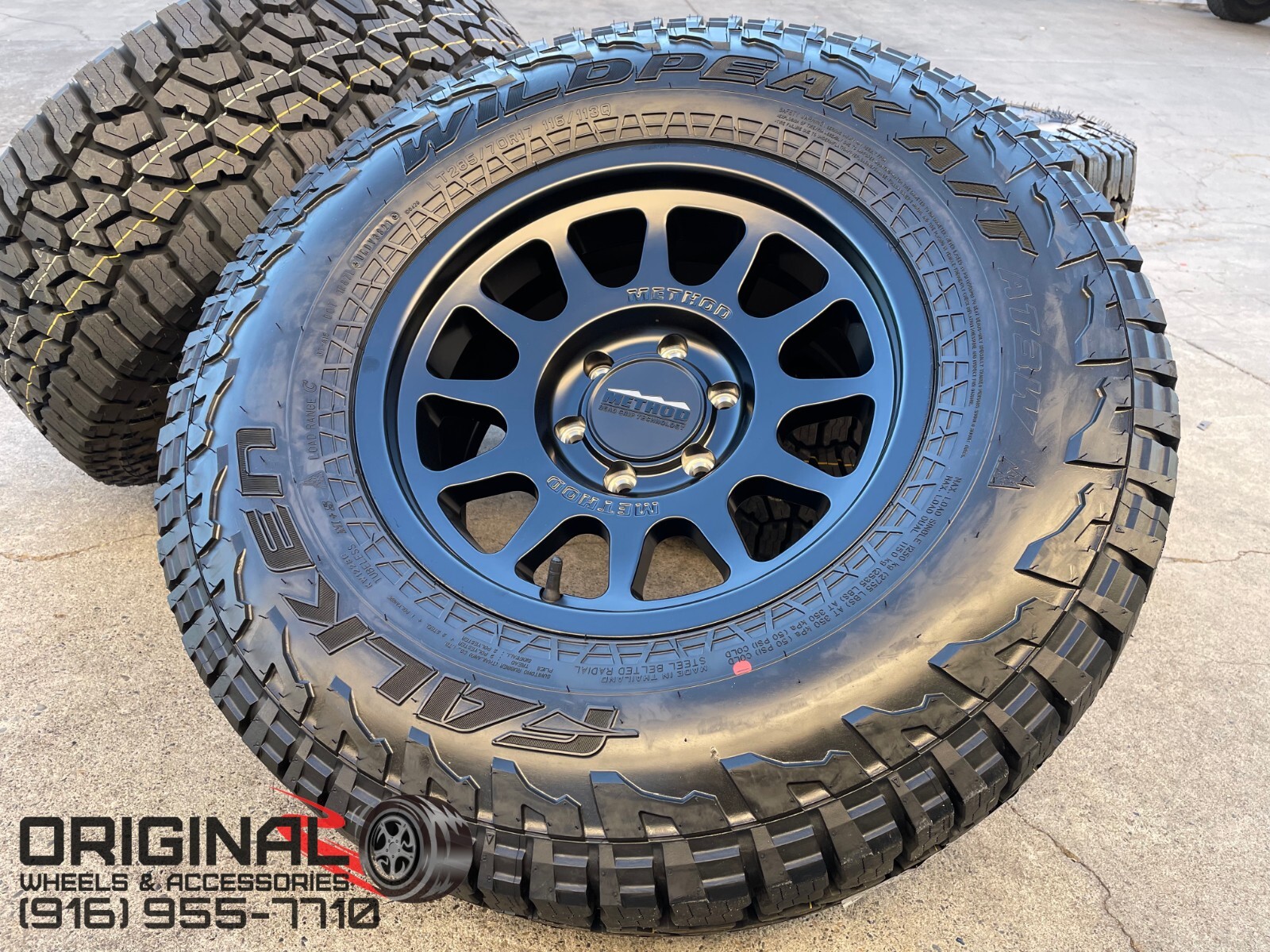 17x8.5 0 METHOD MR703 WHEELS 2657017 Falken AT4w TIRES TACOMA 4Runner ...