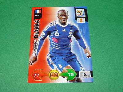 DIARRA FRANCE PANINI FOOTBALL FIFA WORLD CUP 2010 CARD ADRENALYN XL | eBay