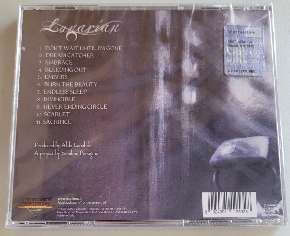 Lunarian Burn The Beauty New CD Symphonic Metal Goth Metal Frontiers | eBay