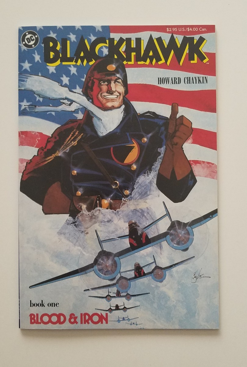 BLACKHAWK BOOK ONE: BLOOD & IRON HOWARD CHAYKIN DC TPB RARE GN HTF HOT ...