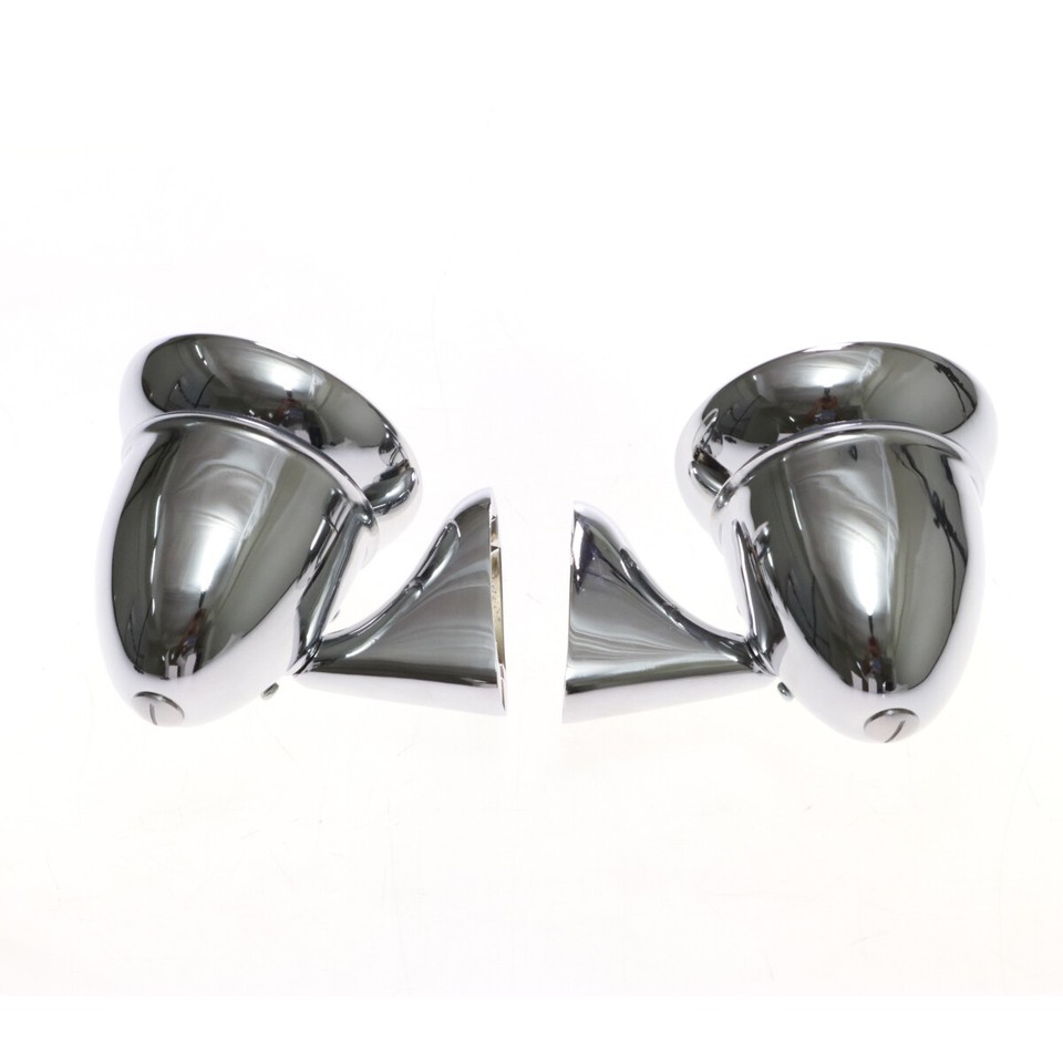 Talbot Classic Vintage Style Chrome Bullet Fender or Door Mount Side ...
