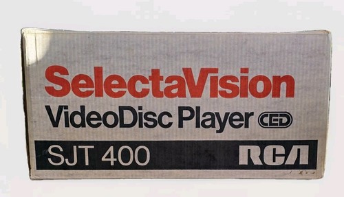RCA SelectaVision SJT 400 VideoDisc Player New In Box RCA Letter ...