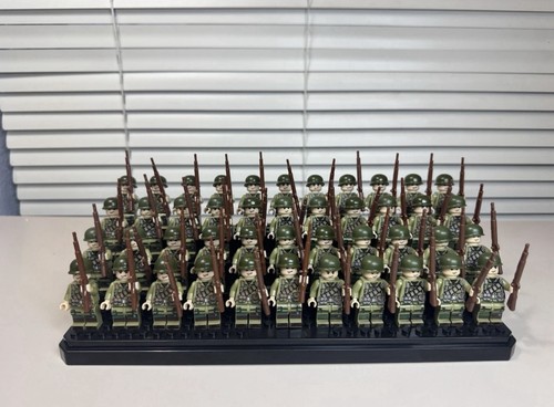 Not LEGO World War 2 USA Military mini figures(30Soldiers). | eBay