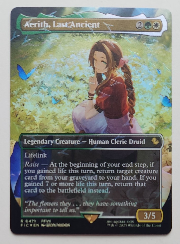 Aerith Last Ancient NM 0471 Chocobo Track Foil Final Fantasy Mtg | eBay