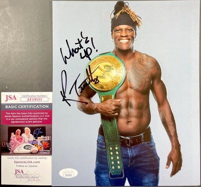 WWE R-Truth Signed 8x10 Photo A Autograph Ron Killings WrestleMania JSA ...