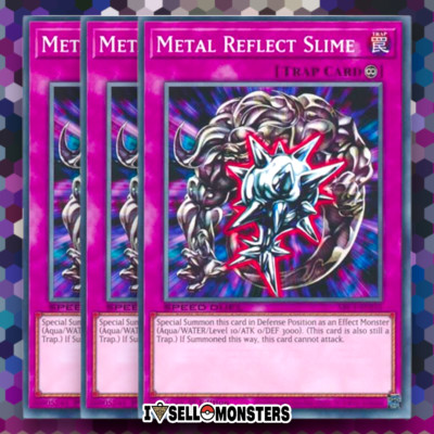 Yu-Gi-Oh! TCG 3x Metal Reflect Slime SBC1-ENI32 x3 COMMON YUGIOH! NM ...