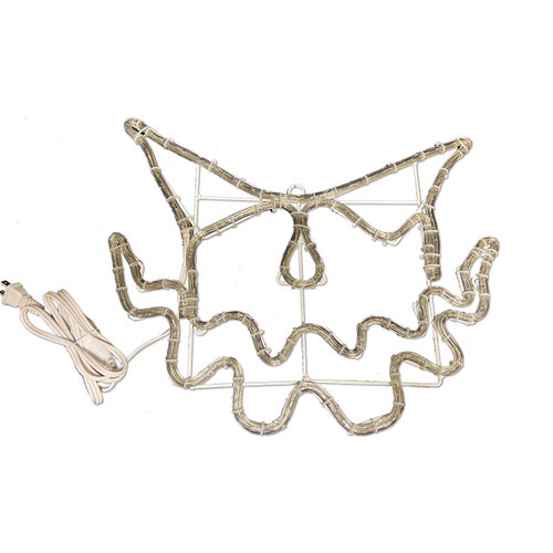 LED Rope Light Scary Pumpkin Jack-O-Lantern Evil Face Halloween ...