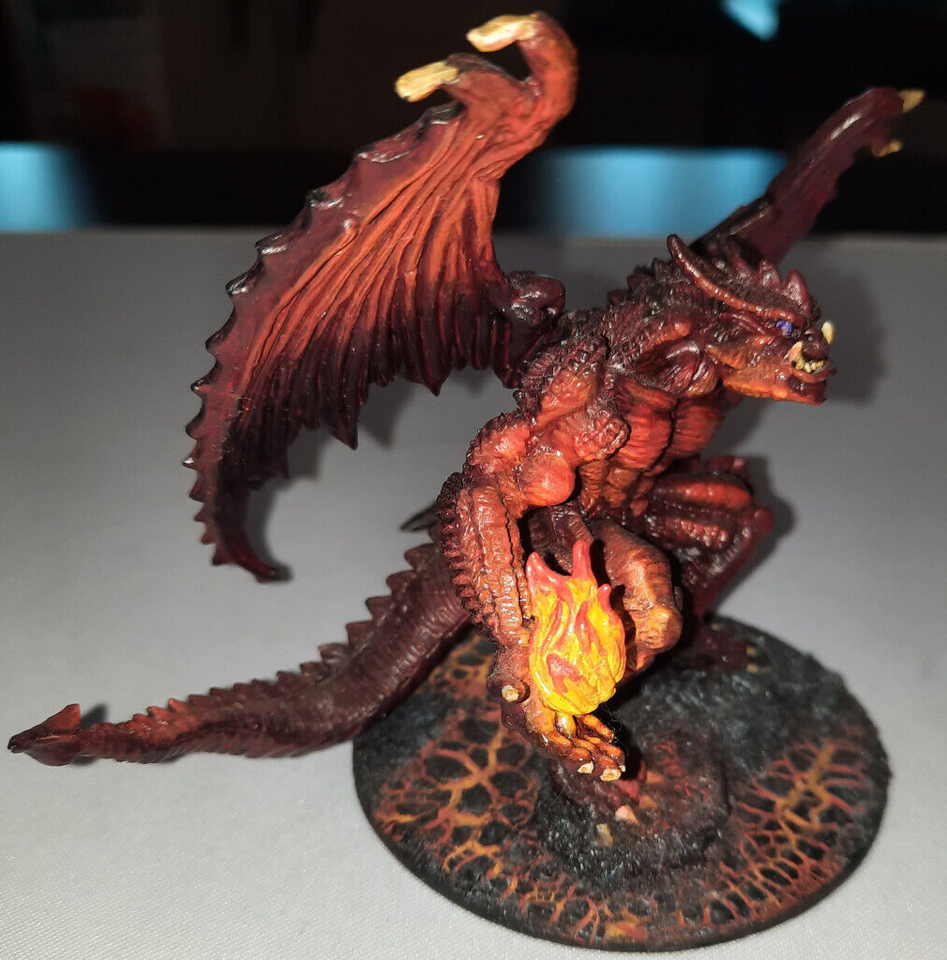 Reaper Miniatures Pro Painted Scorched Earth Pit Fiend Mini For D&D ...