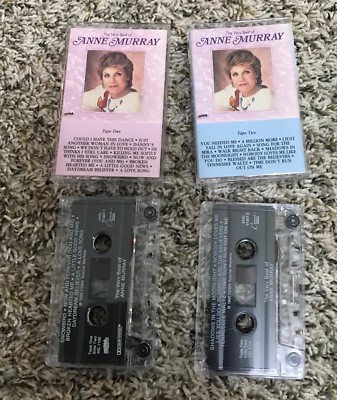 The Very Best of Anne Murray Tape One & Tape Two Cassette Tapes -MAKE ...